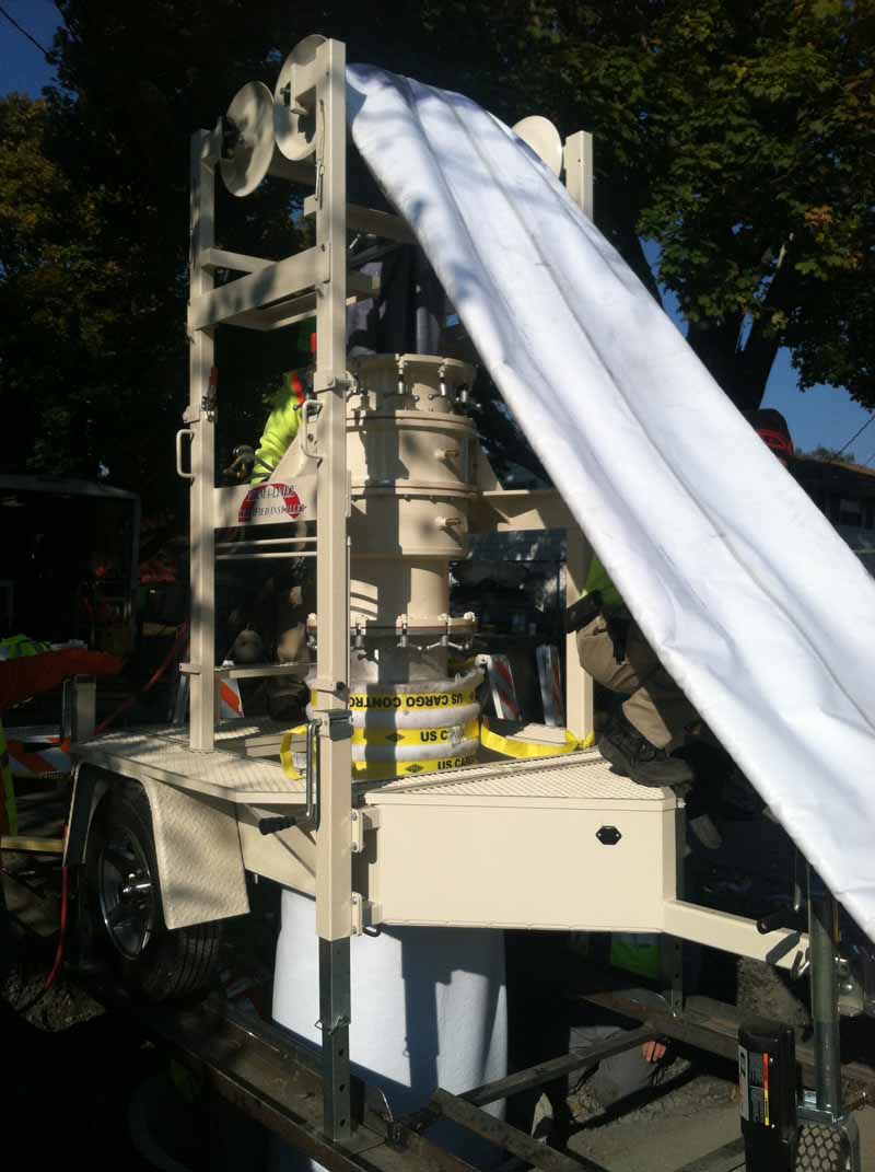 Outside of Providence, Perma-Liner™ pipe lining demos are in the works!